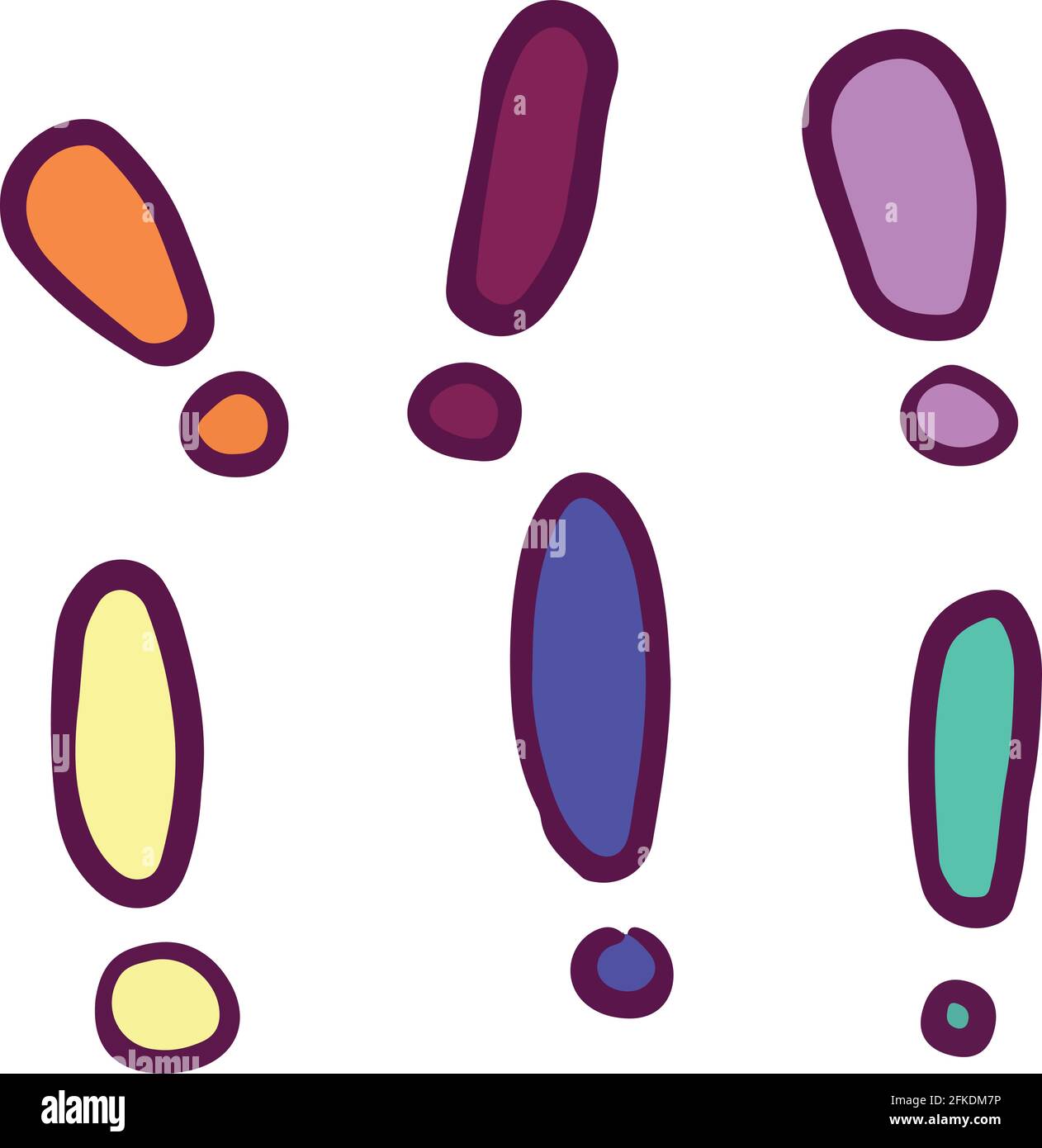 Cartoon Exclamation Mark Stockfotos und -bilder Kaufen - Alamy