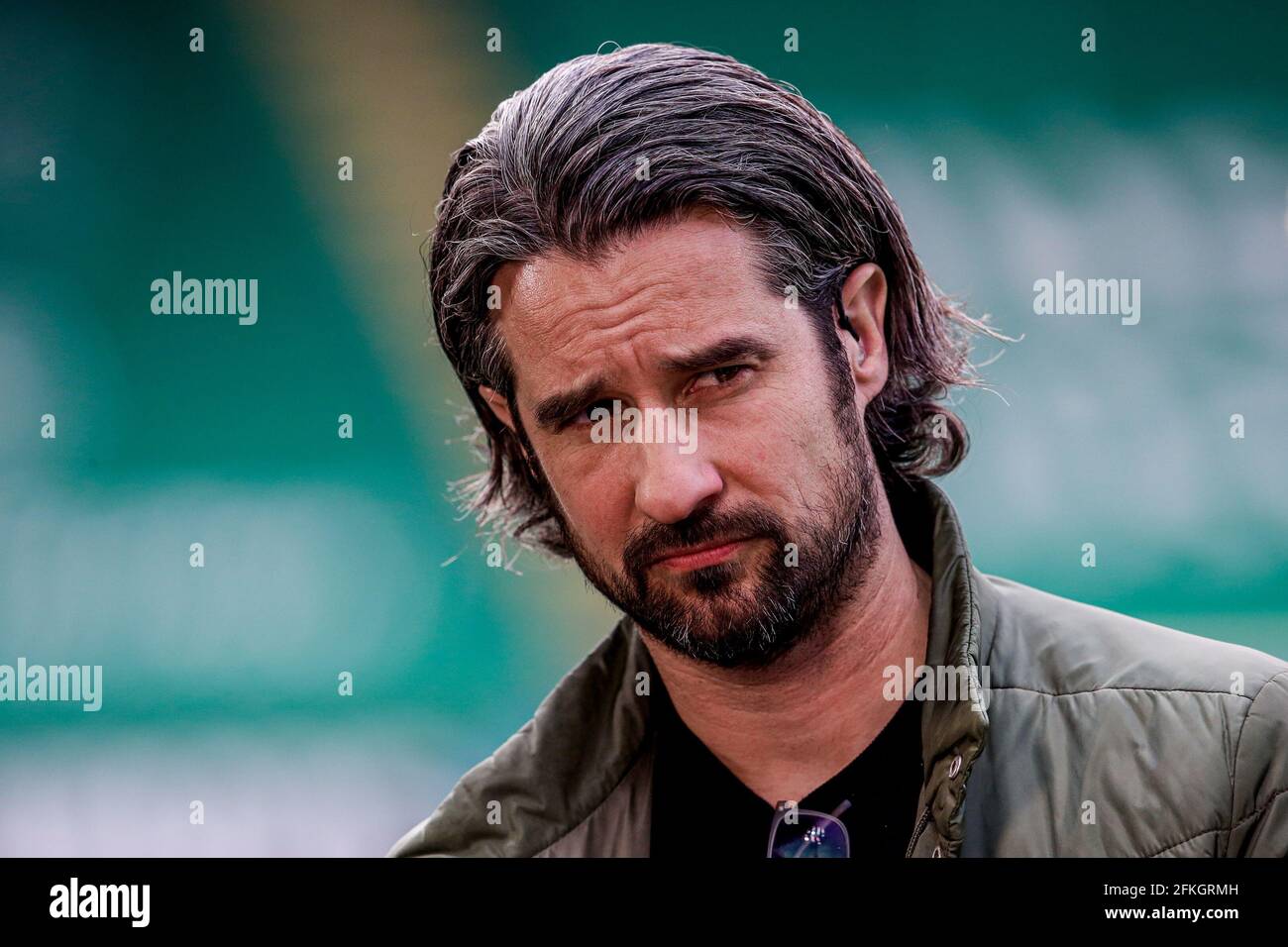 SITTARD, NIEDERLANDE - 1. MAI: ESPN-Moderator Simon Cziommer beim ...