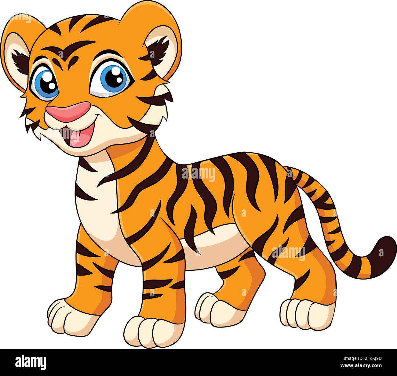 Tiger comic Stock-Vektorgrafiken kaufen - Alamy
