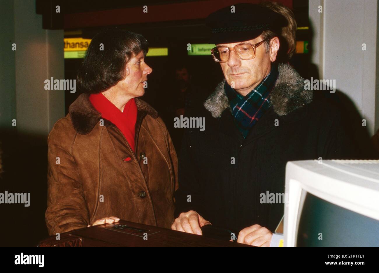 Monika, und Karl Heinz Rust, Eltern von Mathias Rust, der im Mai 1987 ...