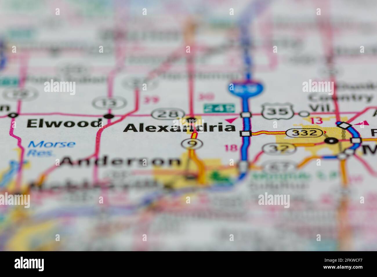 Map of alexandria -Fotos und -Bildmaterial in hoher Auflösung – Alamy