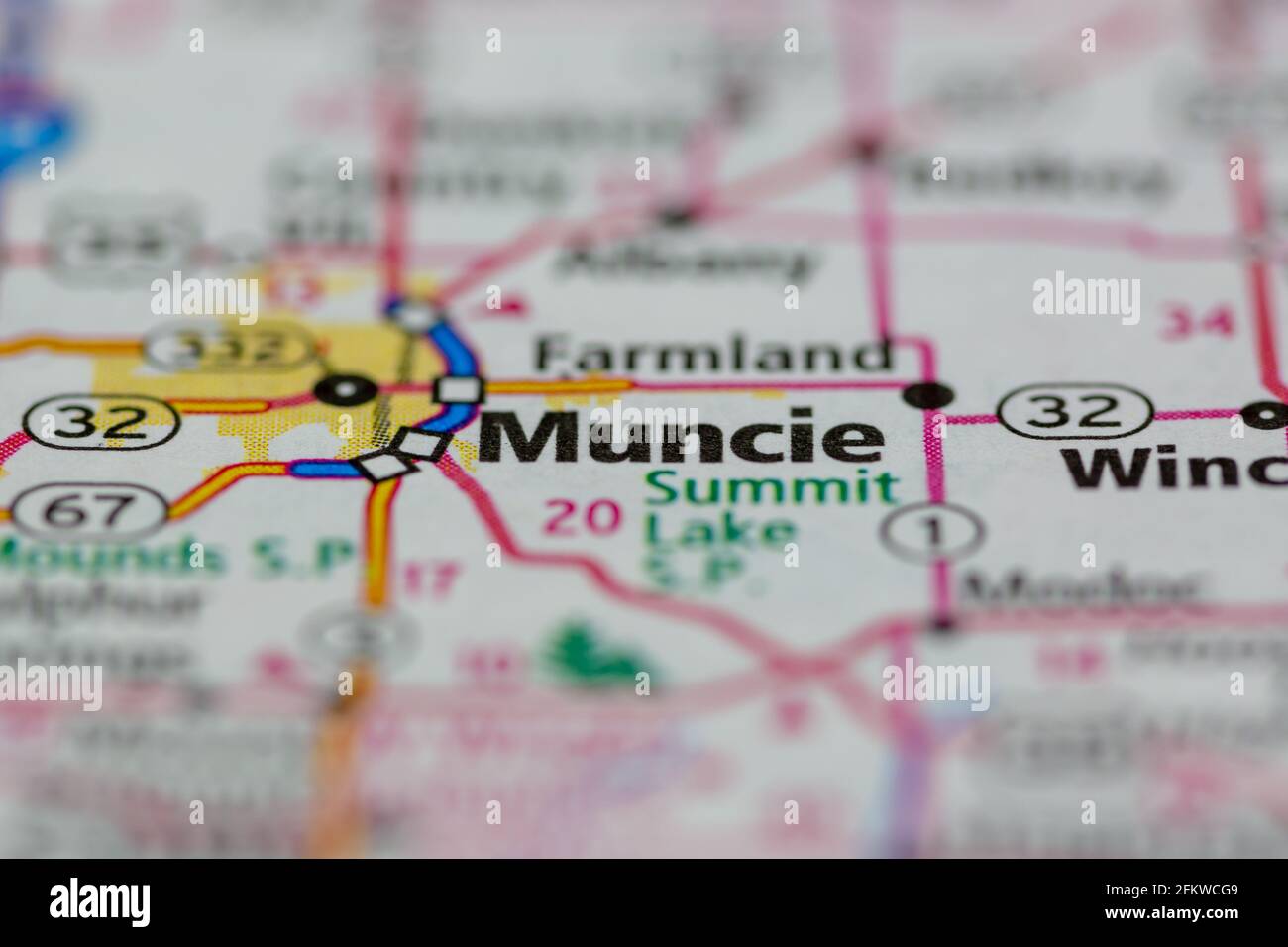 Muncie auf einer karte -Fotos und -Bildmaterial in hoher Auflösung – Alamy