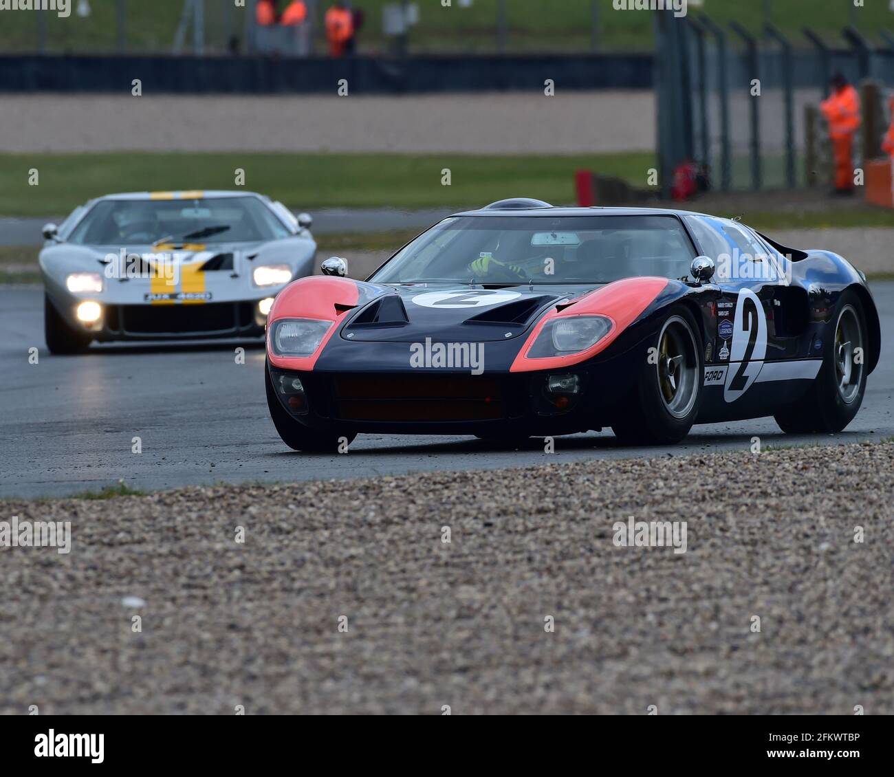 David Cuff, Harvey Stanley, Ford GT40, Amon Cup für GT40s, Donington ...