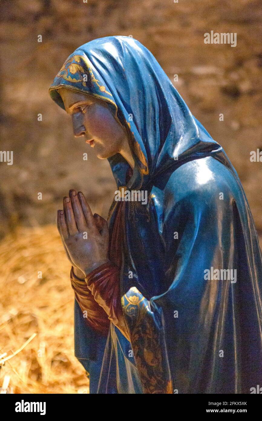Heilige Maria, Statue Der Jungfrau Maria Stockfotografie - Alamy