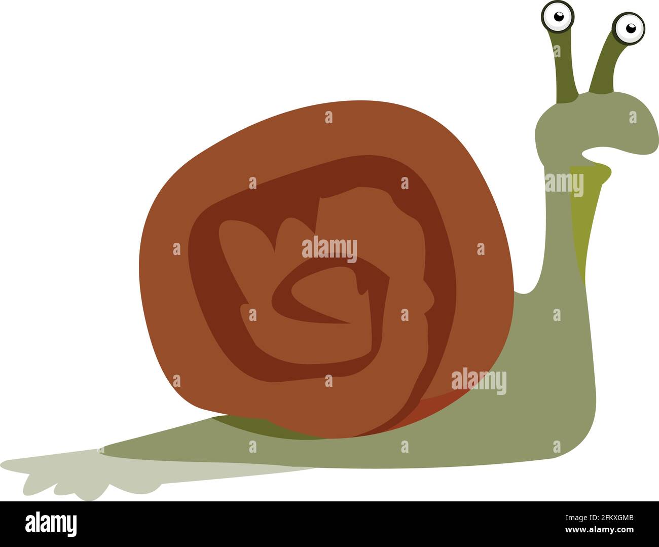 Vektor-Emoticon Illustration einer Cartoon-Schnecke Stock-Vektorgrafik ... Vektor-Emoticon Illustration einer Cartoon-Schnecke Stock-Vektorgrafik ...