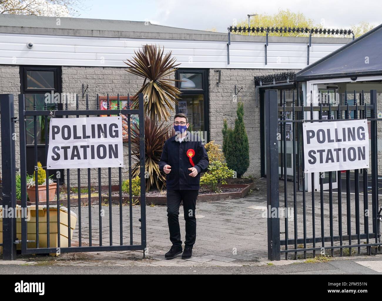 Andy Burnham, Bürgermeister von Greater Manchester, verlässt die ...