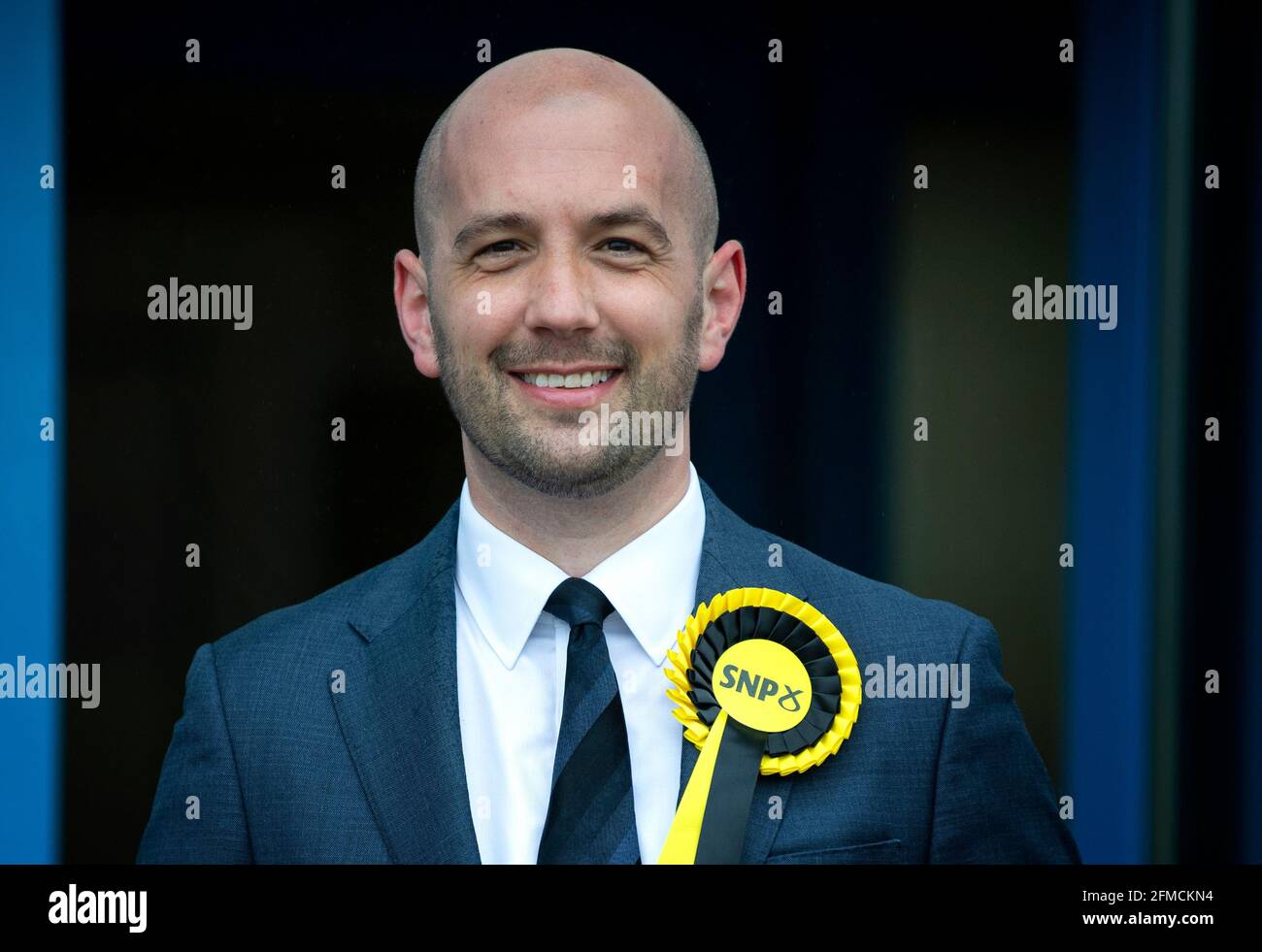 Der SNP-Kandidat für Edinburgh Northern/Leith, Ben MacPherson, kommt ...