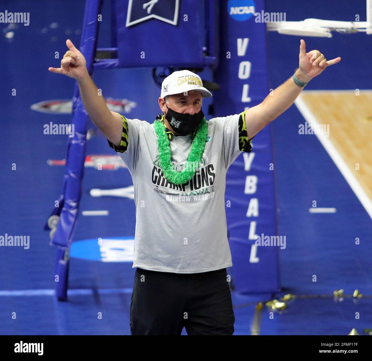 8. Mai 2021 - der Assistenztrainer der Hawaii Rainbow Warriors, Malin ...