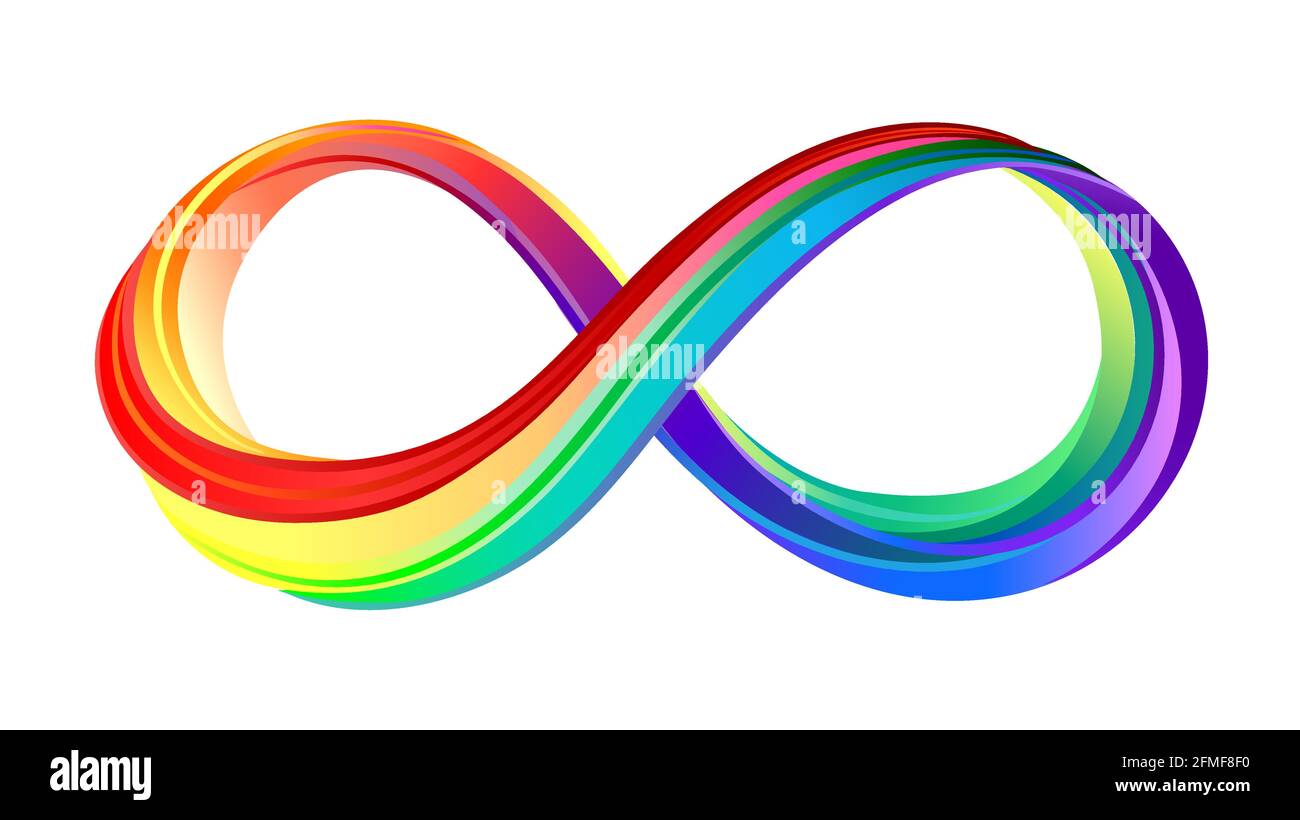Unendlichkeitszeichen regenbogenfarben -Fotos und -Bildmaterial in ...