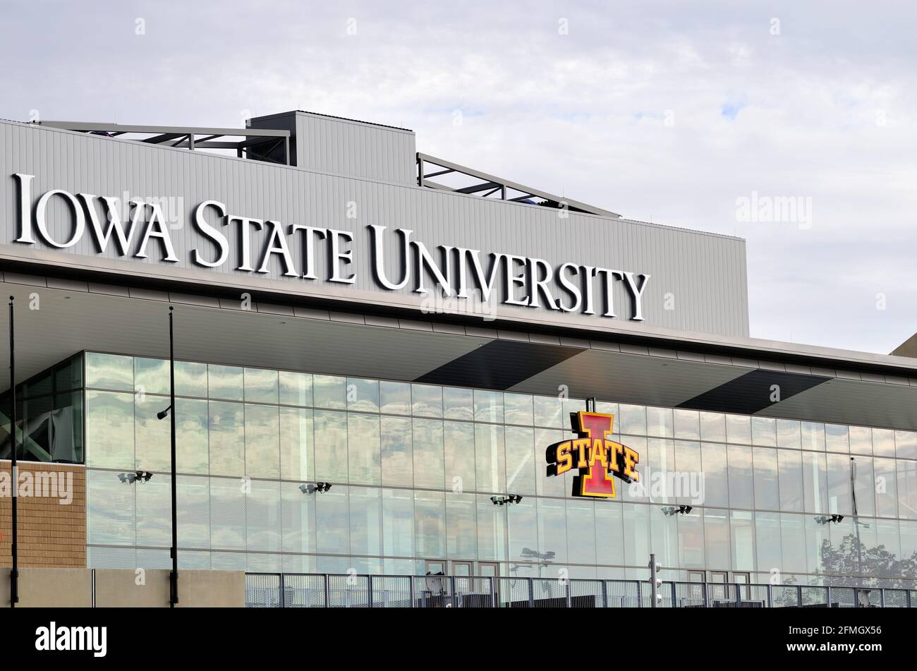 Jack Trice Stadium auf dem Campus der Iowa State University in Ames ...