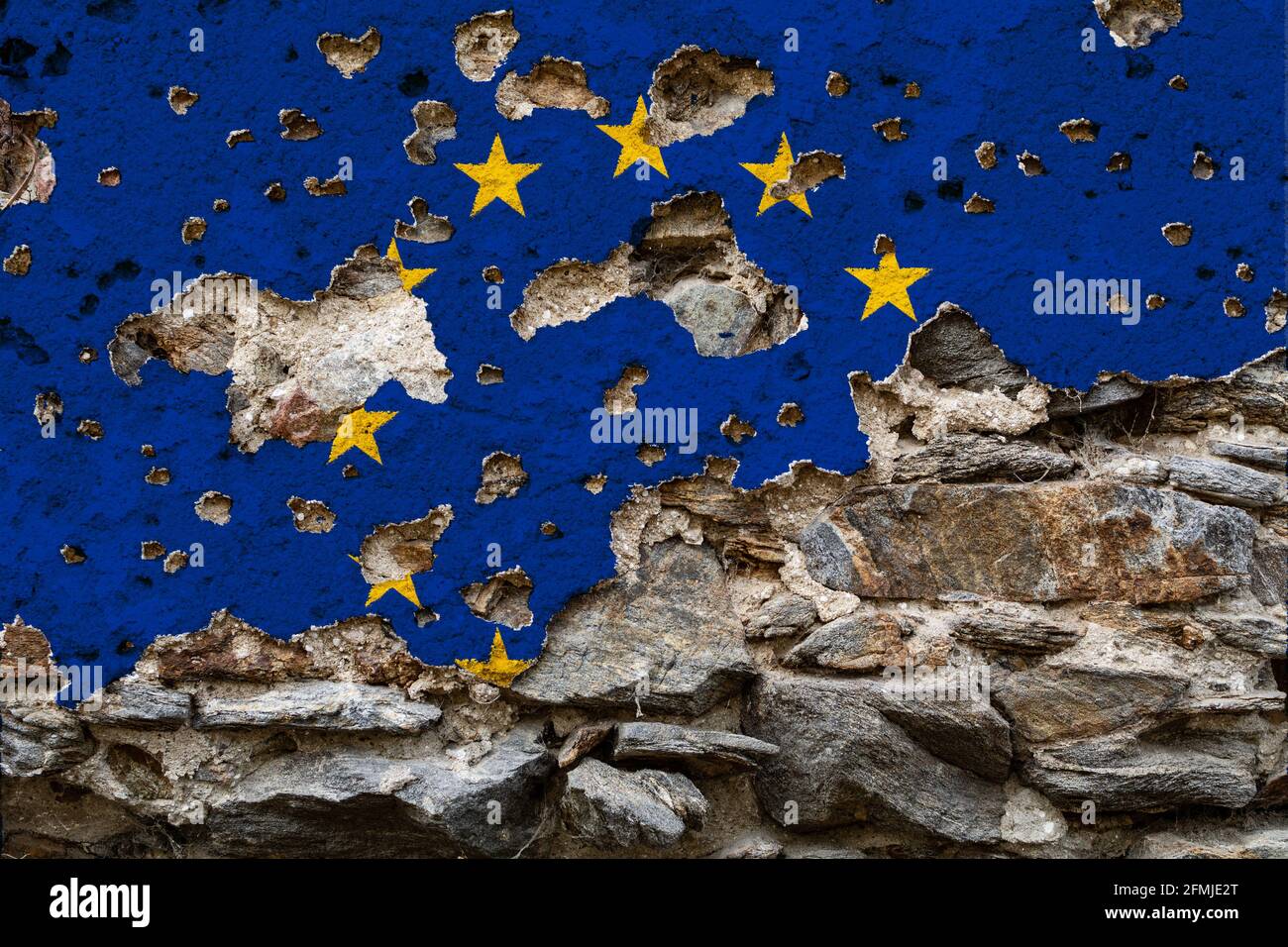 Damaged european union flag -Fotos und -Bildmaterial in hoher Auflösung ...