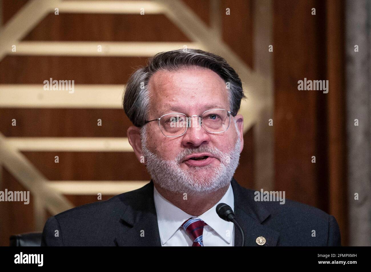 Senator Gary Peters, ein Demokrat aus Michigan und Vorsitzender des ...