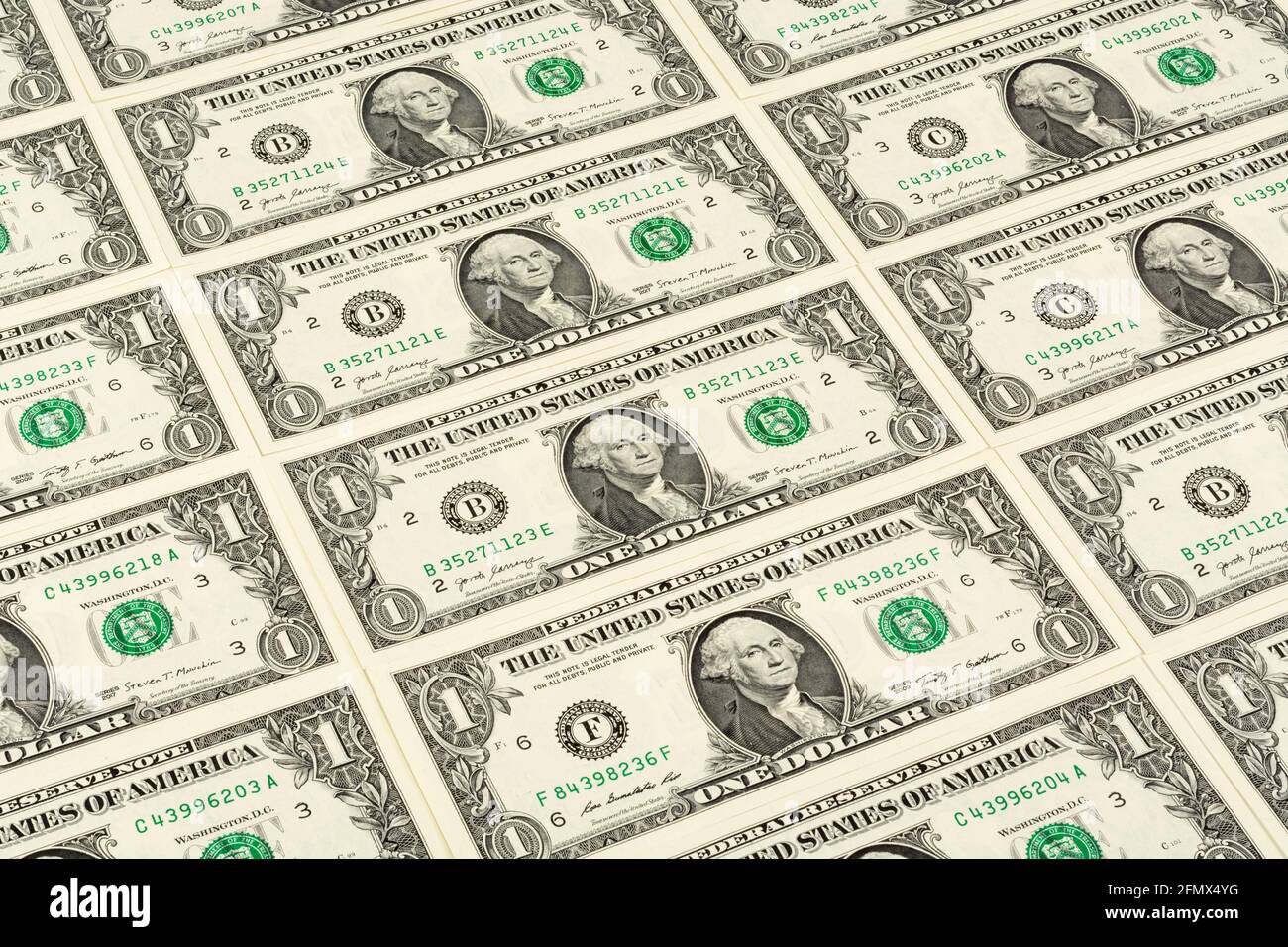 Massierte dollarnoten -Fotos und -Bildmaterial in hoher Auflösung – Alamy