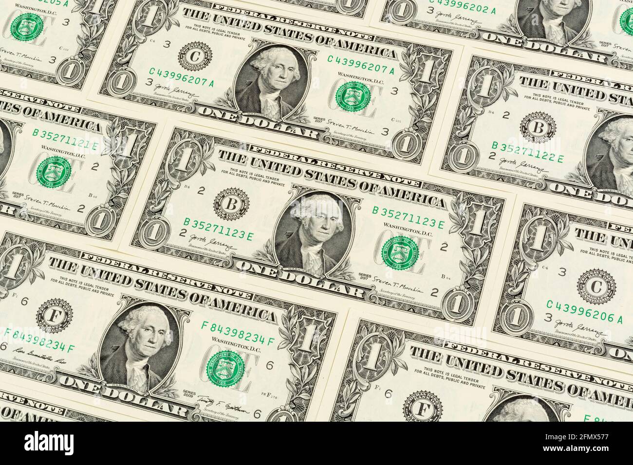 Massierte dollarnoten -Fotos und -Bildmaterial in hoher Auflösung – Alamy