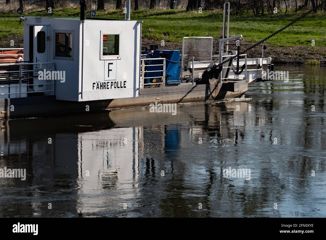 Polle, Deutschland. April 2021. Die vom Landkreis Holzminden betriebene ...