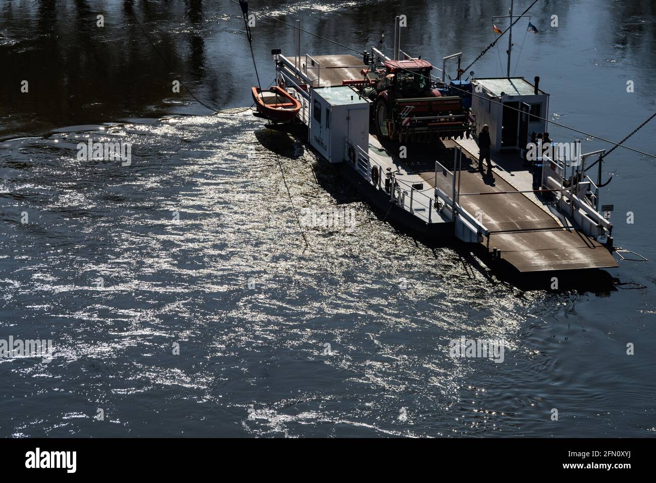 Polle, Deutschland. April 2021. Die vom Landkreis Holzminden betriebene ...