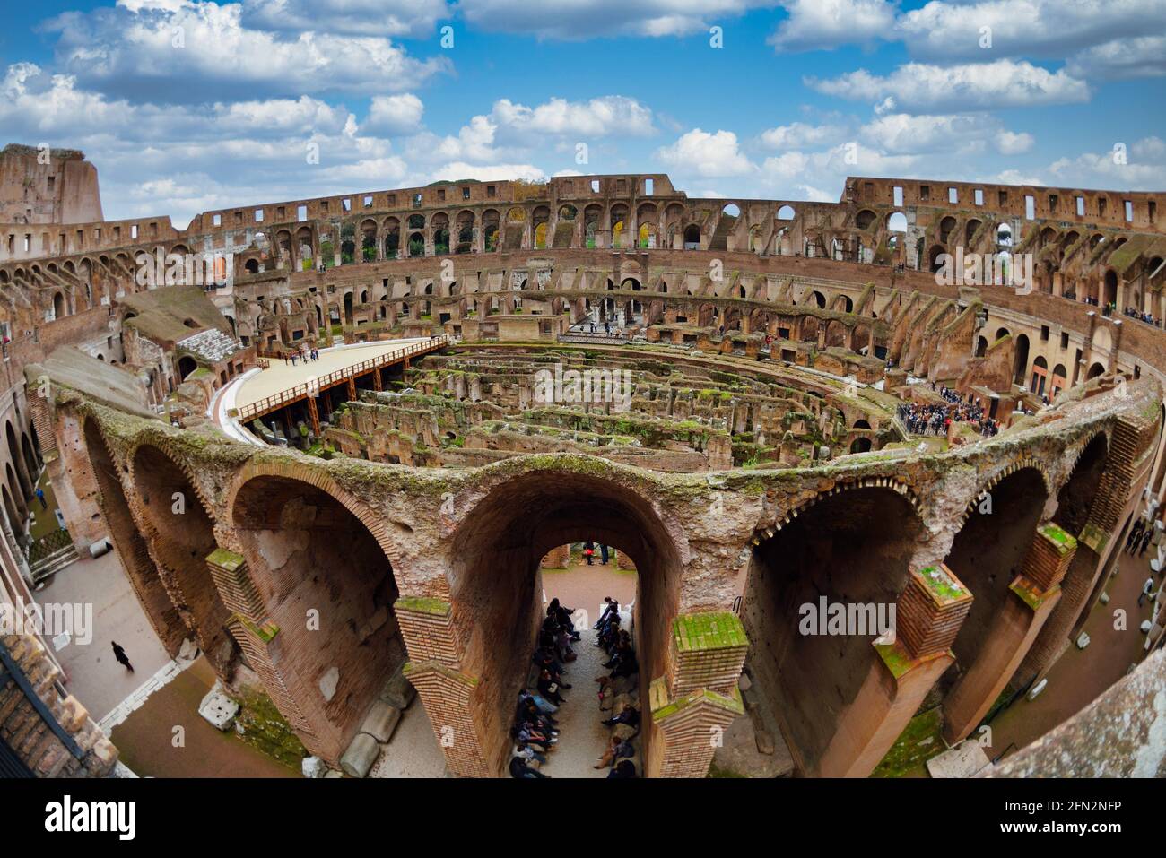 Das Kolosseum - Kolosseum - wo die Gladiatoren kämpften, eines der ...