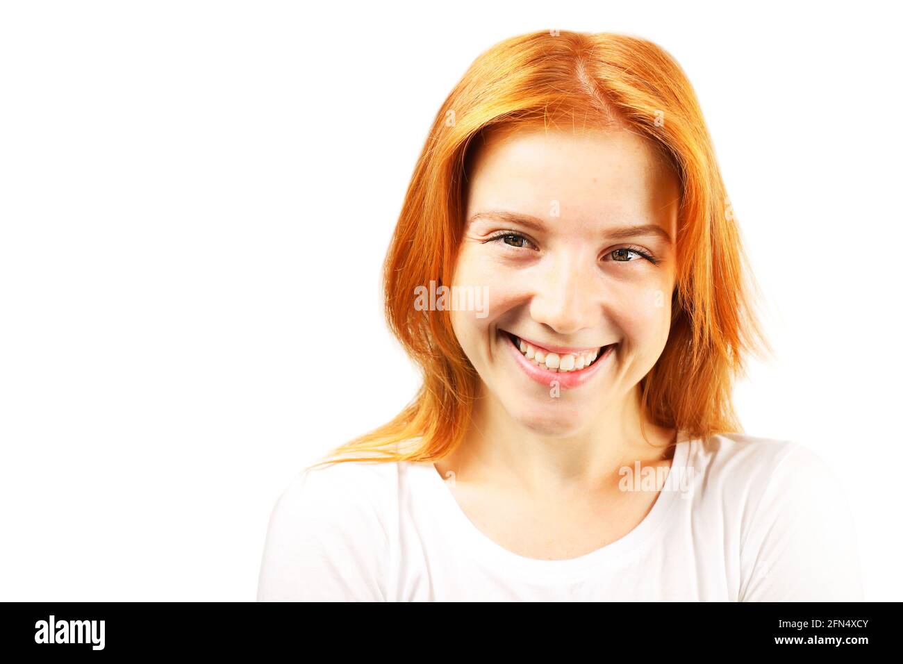 Mädchen Mit Sommersprossen Ausgeschnittene Stockfotos Und Bilder Alamy