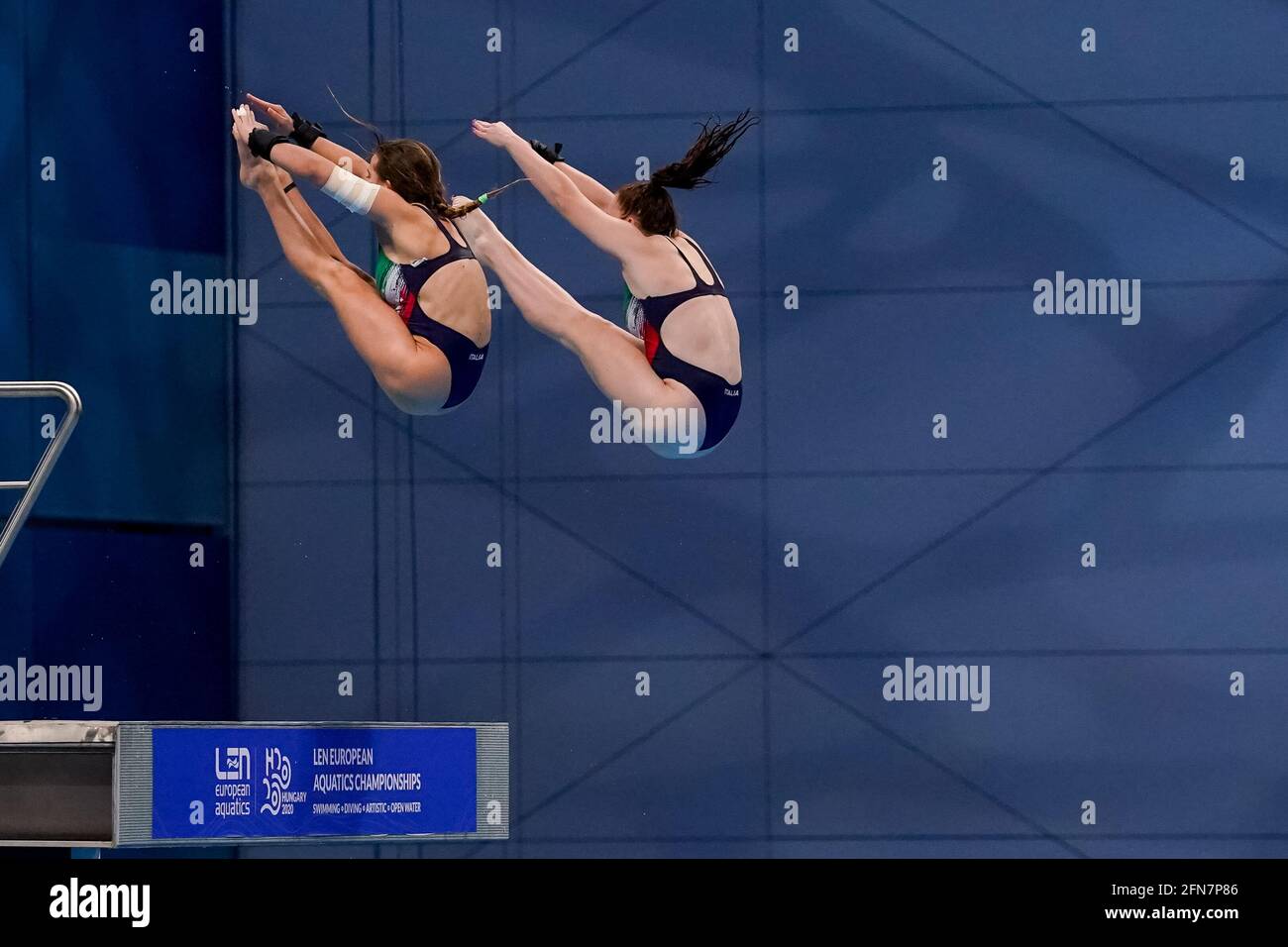 BUDAPEST, UNGARN - 14. MAI: Maia Biginelli aus Italien und Elettra ...
