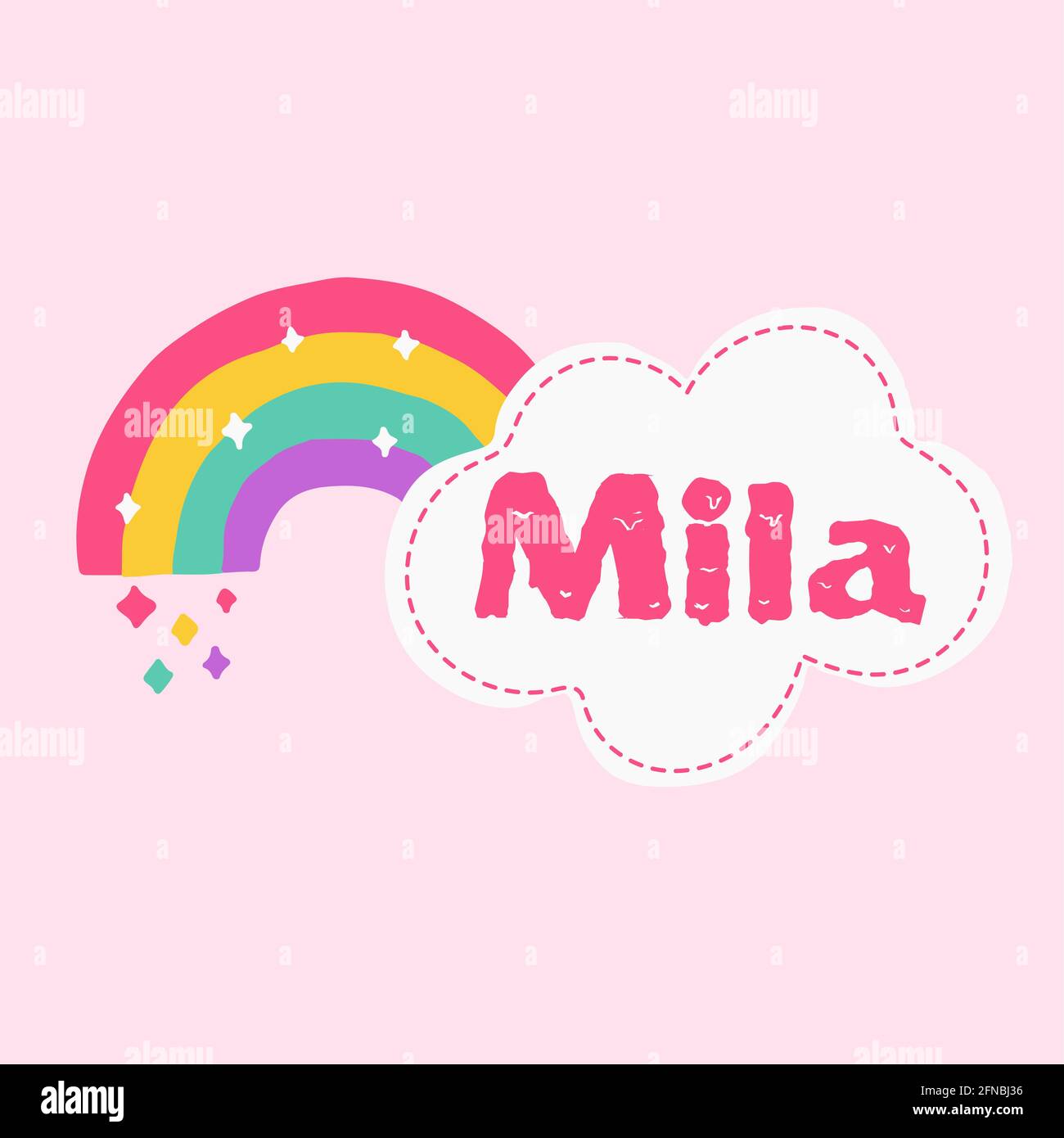 Mila name design -Fotos und -Bildmaterial in hoher Auflösung – Alamy
