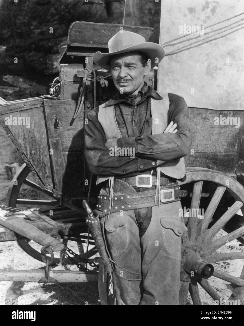 CLARK GABLE in THE TALL MEN 1955 Regisseur RAOUL WALSH aus dem Roman ...