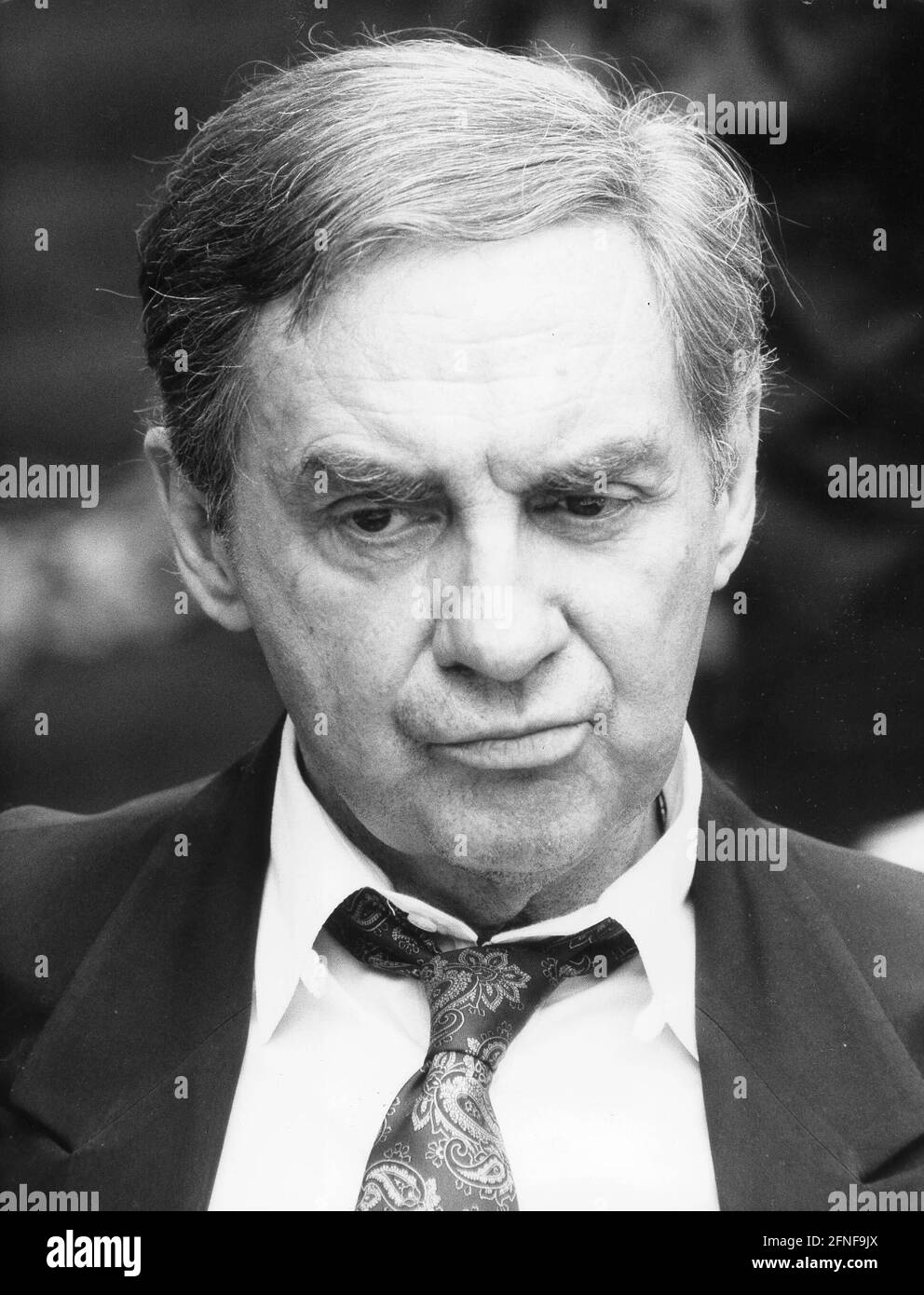 Schauspieler Harald Juhnke im Jahr 1992. [Automatisierte Übersetzung ...