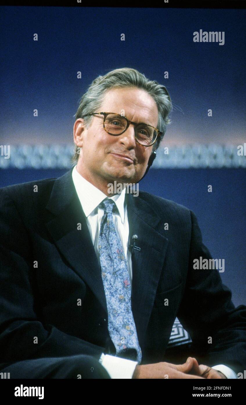 Michael Douglas (Schauspieler) 01/97 rs Mann Schauspielfilm Amerika USA ...
