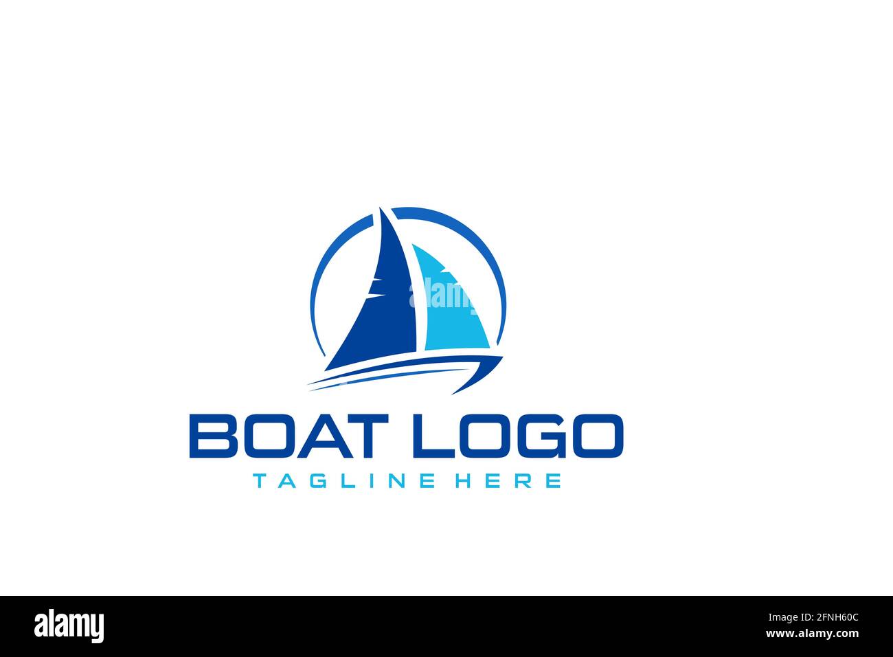 Boot Logo Design Vorlage Vektor Grafik Branding Stock-Vektorgrafik - Alamy