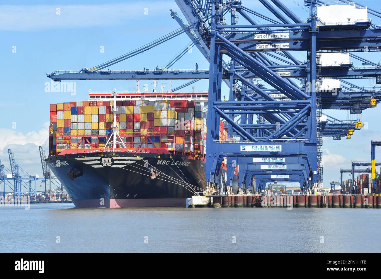 Containerschiff Frachtschifffahrt Stockfotos und -bilder Kaufen - Alamy