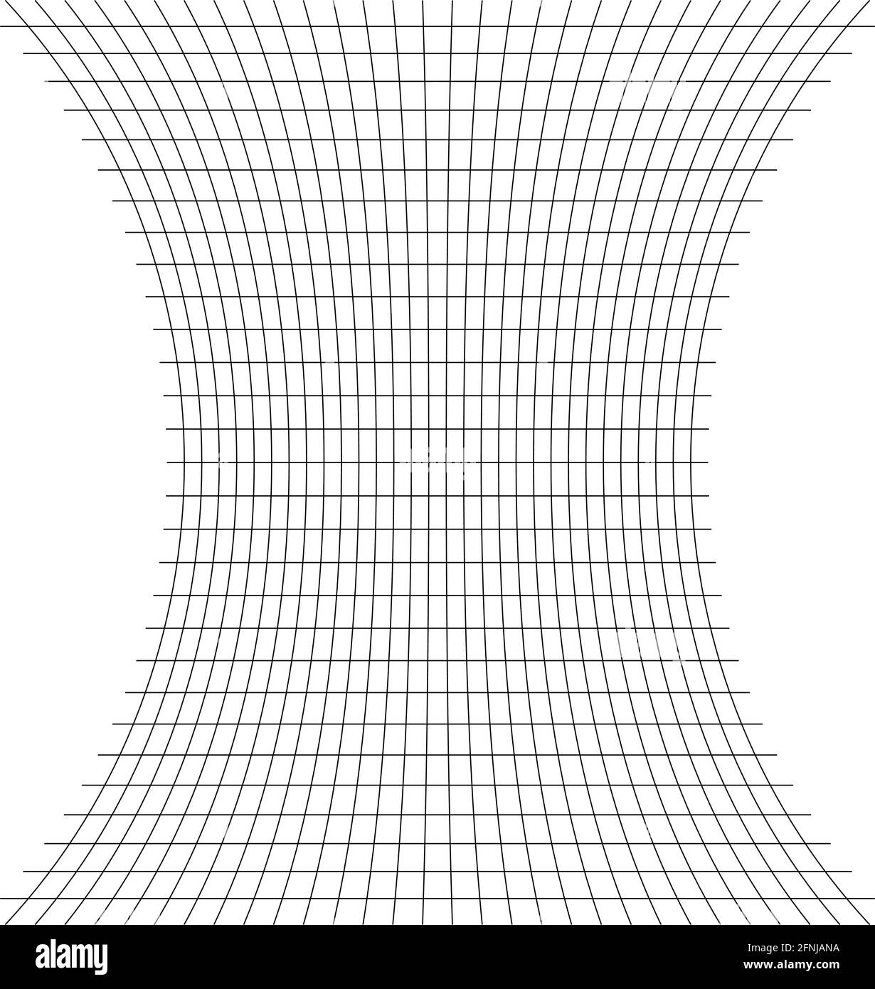 Gitter, Netz, Gitter, Gitter mit Verzerrungseffekt, Verformungseffekt ...