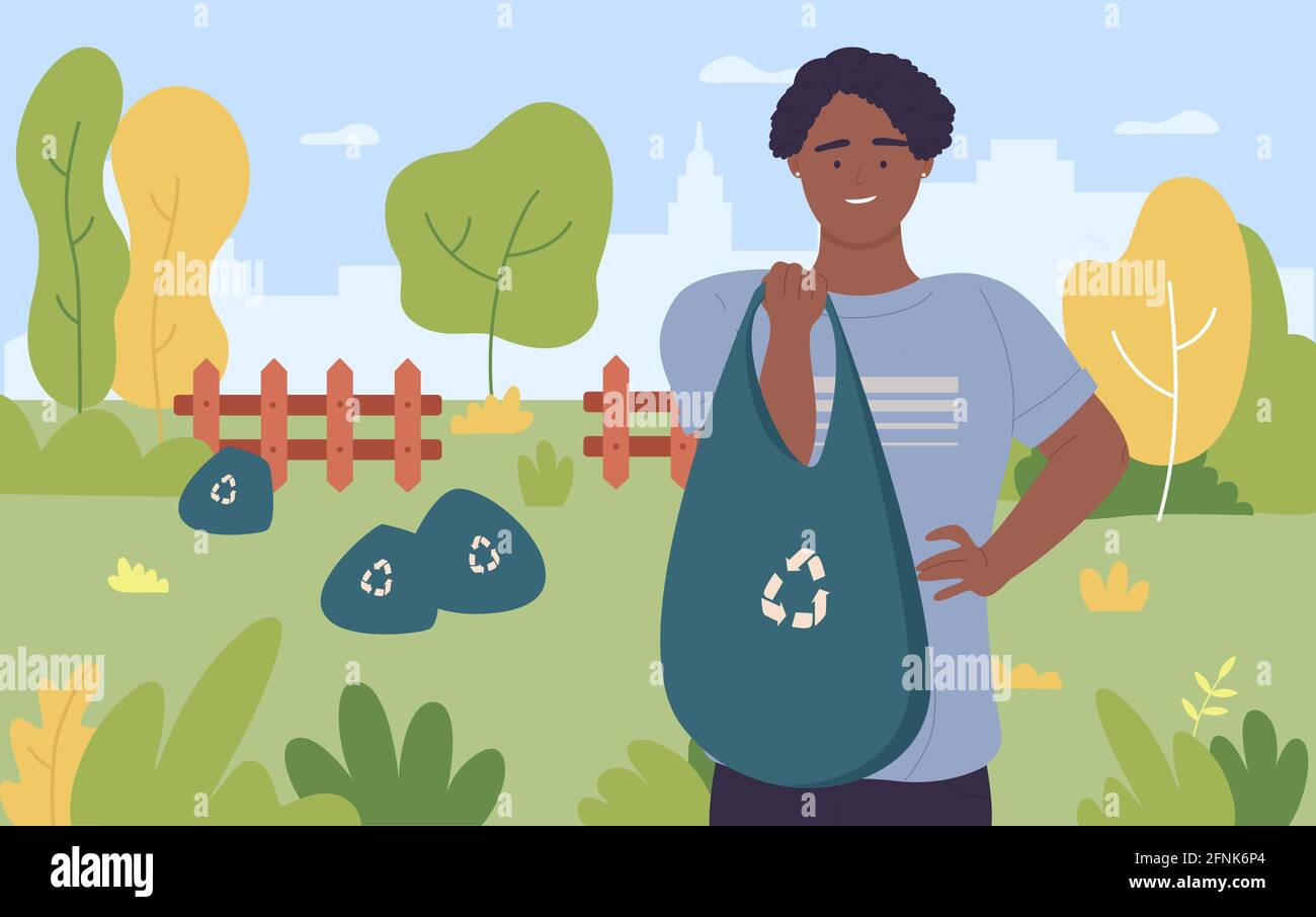 Cartoon boy recycling -Fotos und -Bildmaterial in hoher Auflösung – Alamy