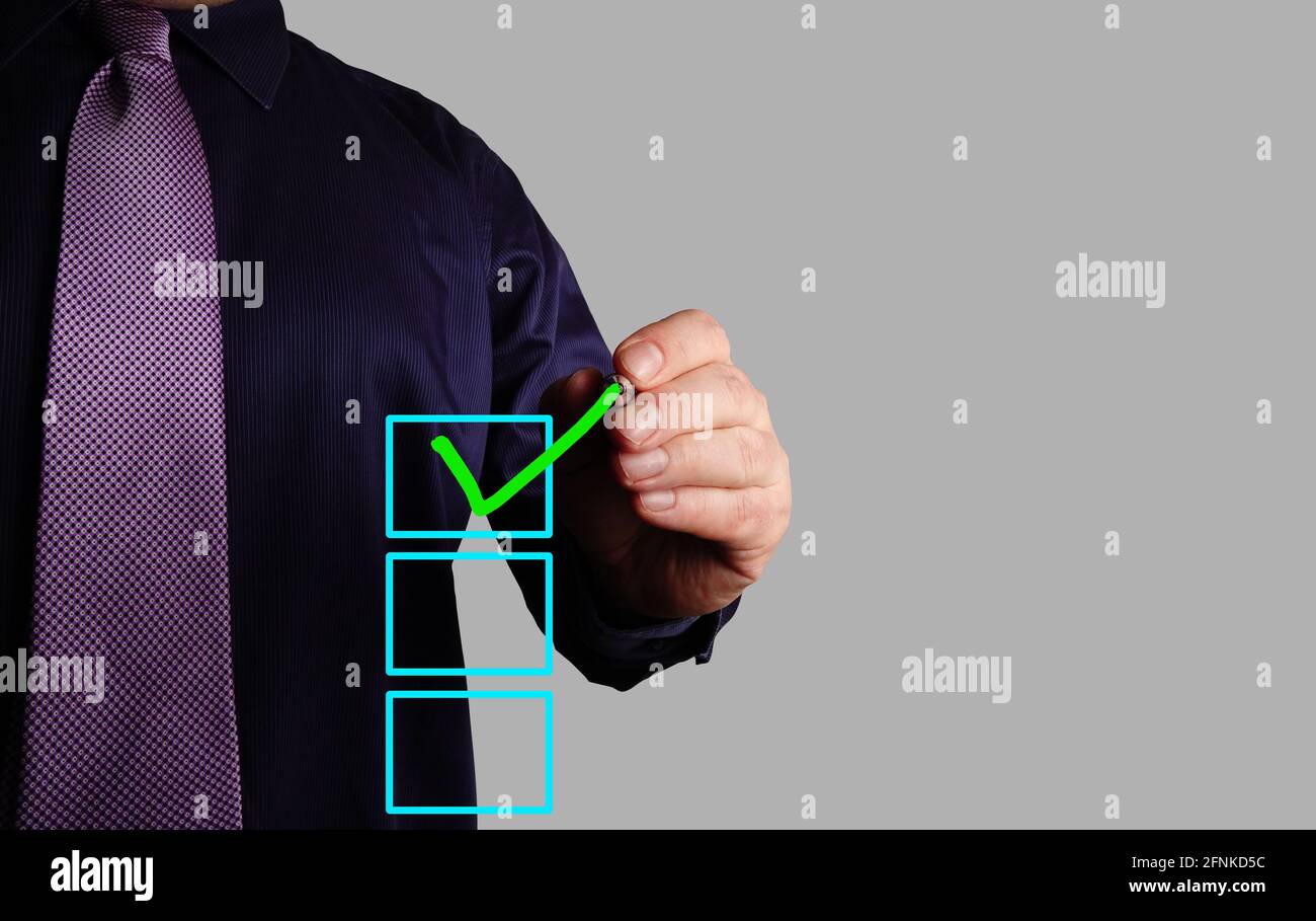 Projekt Checkliste Stockfotos und -bilder Kaufen - Alamy