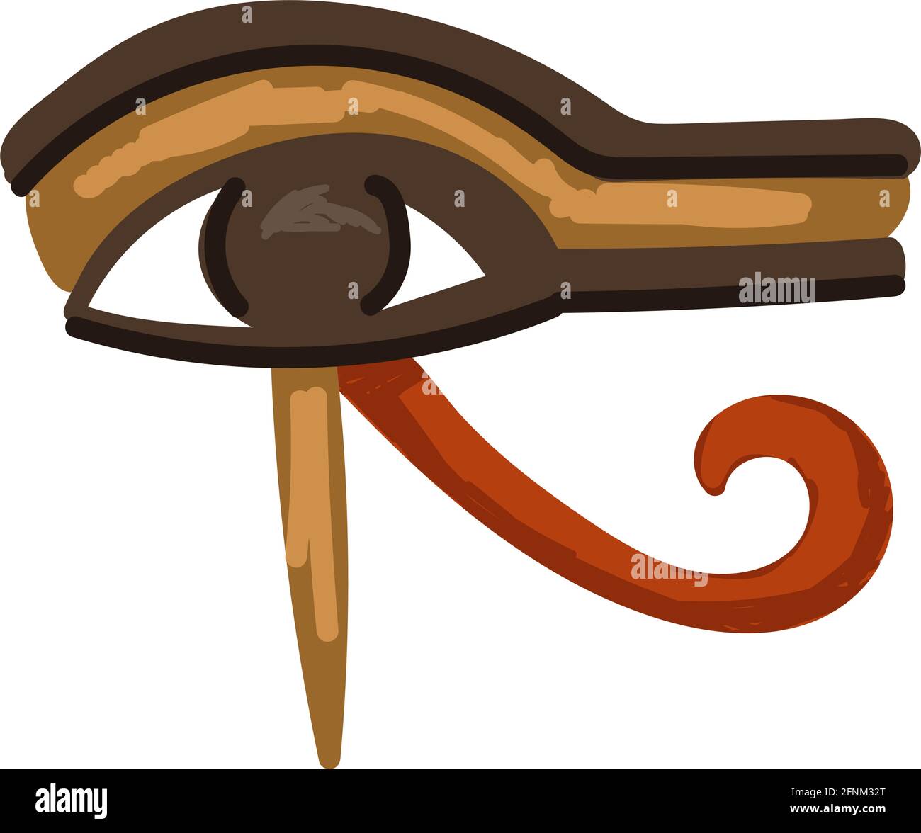 Auge des Horus, Symbol der alten ägyptischen Religion Stock ... Auge des Horus, Symbol der alten ägyptischen Religion Stock ...