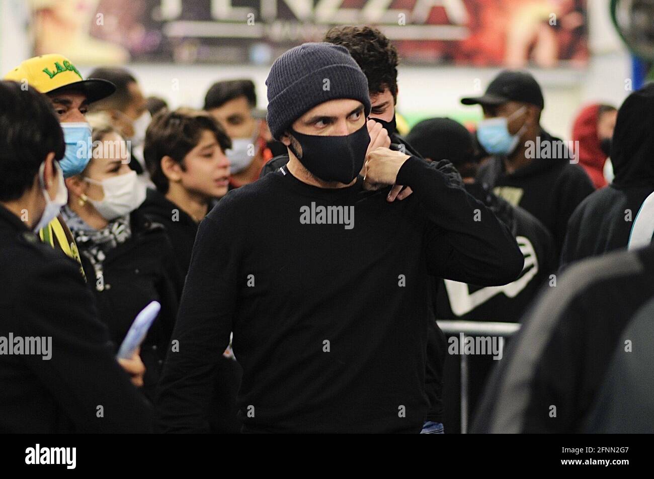 Sao Paulo, Sao Paulo, Brasilien. Mai 2021. (INT) Beerdigung des ...