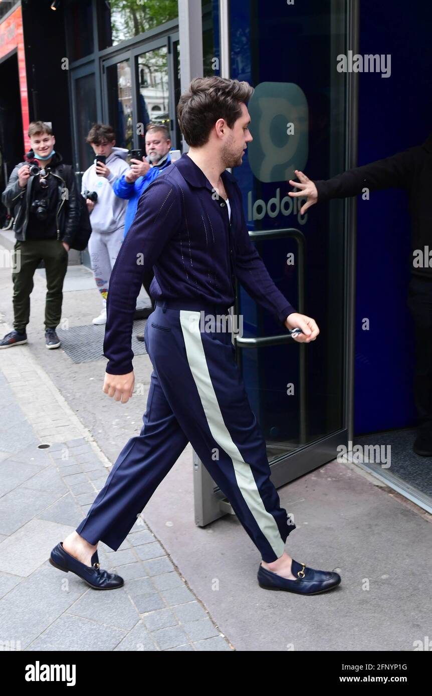 Niall Horan bei Global Radio in London. Bilddatum Donnerstag 20. Mai 2021 Stockfotografie Alamy