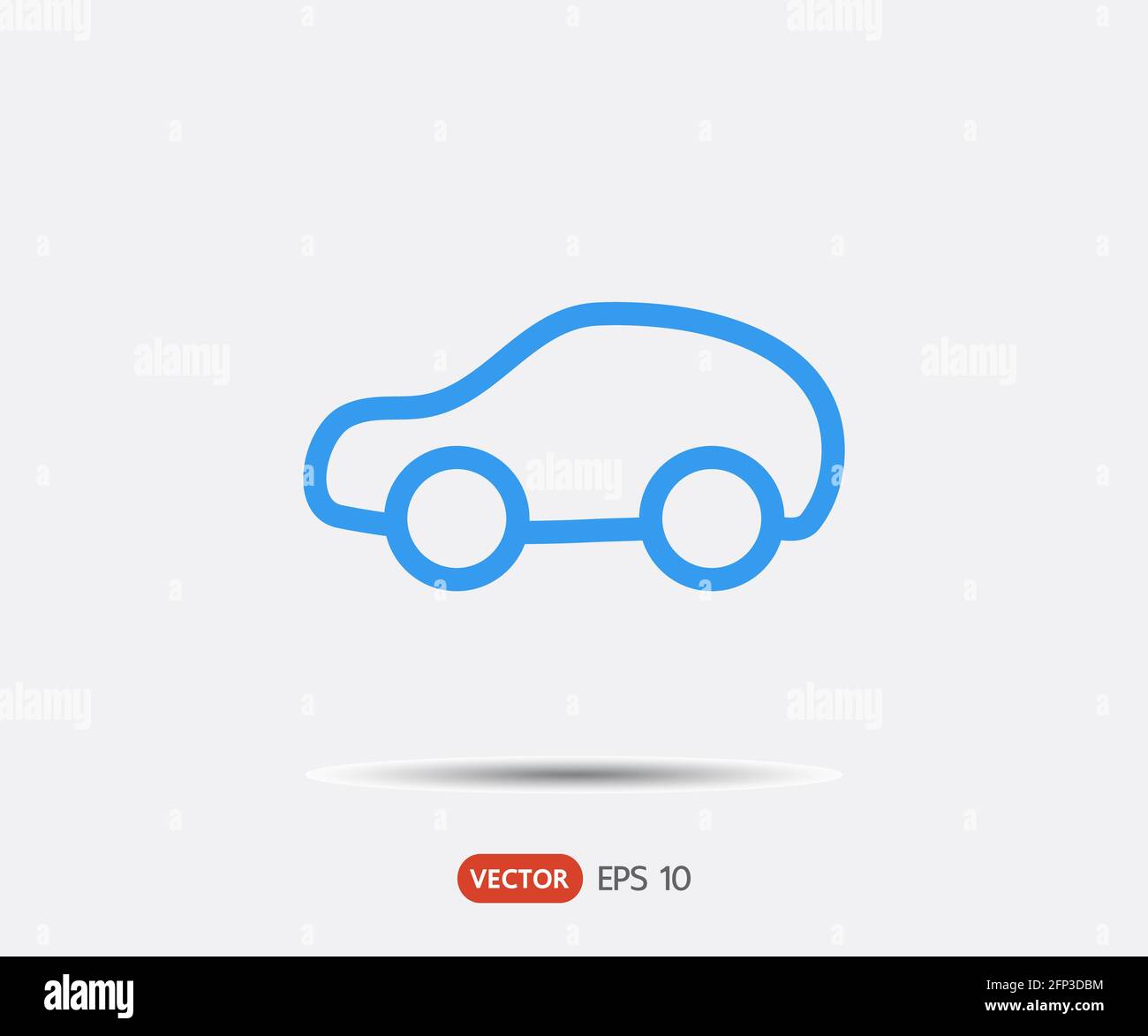 Piktogramm des Autos, Logo Vektor-Illustration Stockfotografie - Alamy