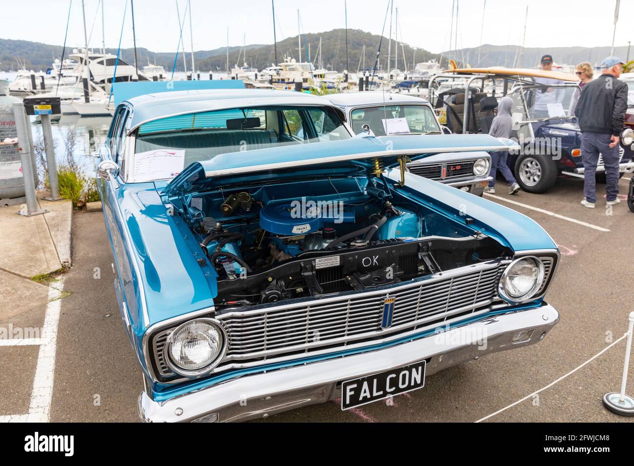 1968 Ford Falcon klassische Limousine auf einer Sydney Oldtimer-Show ...