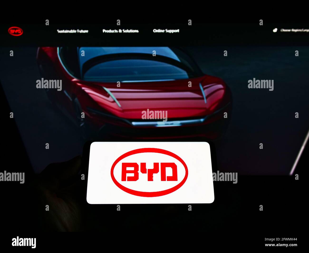 Byd logo -Fotos und -Bildmaterial in hoher Auflösung – Alamy