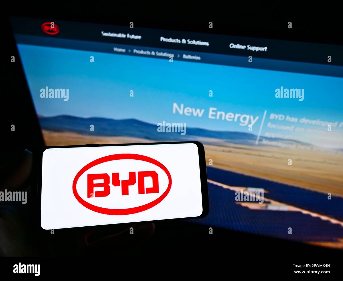 Byd logo -Fotos und -Bildmaterial in hoher Auflösung – Alamy