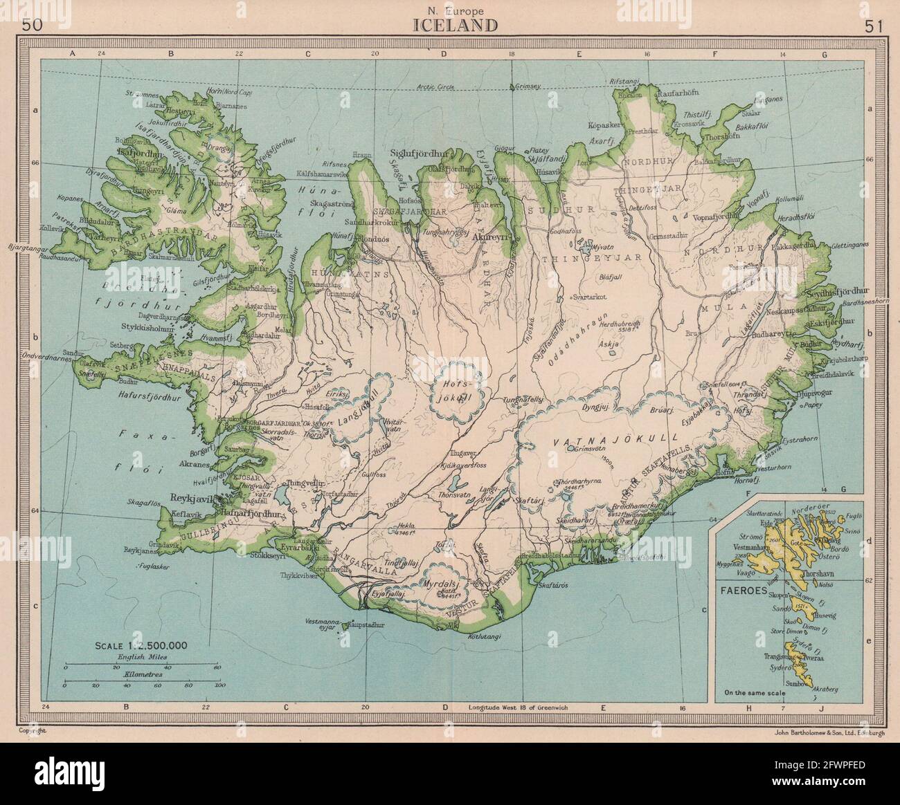 Island karte -Fotos und -Bildmaterial in hoher Auflösung – Alamy