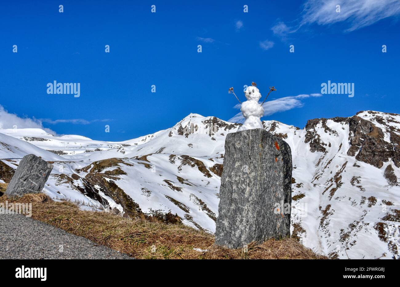 großglockner, großglockner-hochalpenstraße, straße, Randstein, Granit ...