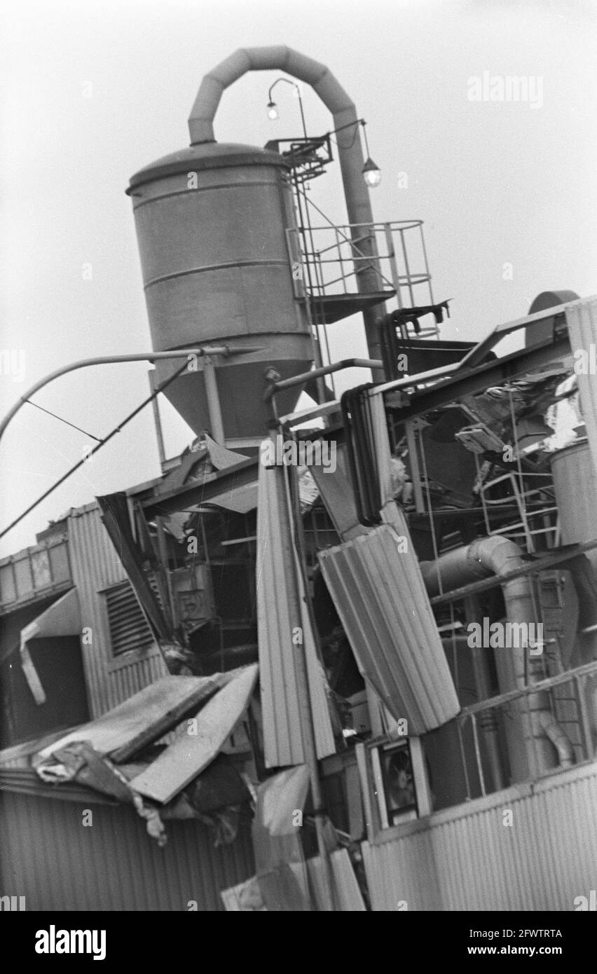 Explosion im Westhaven-Gebiet im Chemiewerk Marbon, 26. November 1968 ...