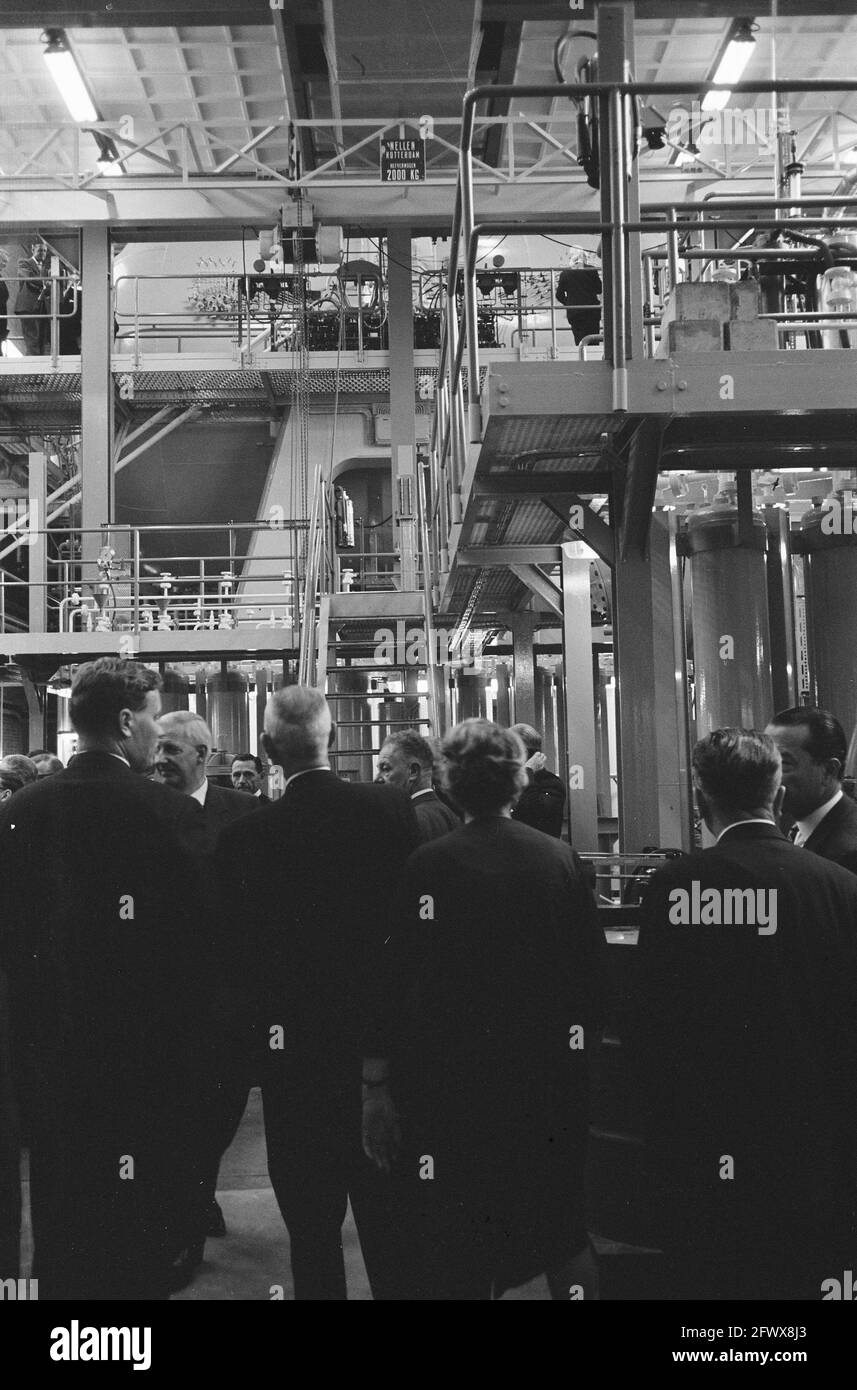 Eröffnung des Shell-Labors in Rijswijk. Führung durch das Labor, 24 ...