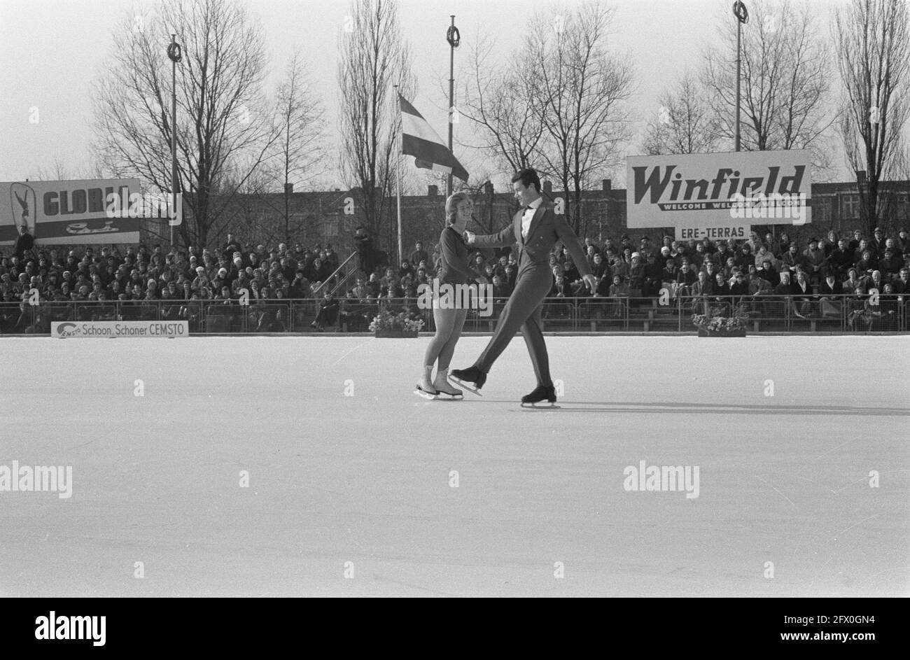 Sjoukje Dijkstra demonstriert auf der Jaap Edenbaan in Amsterdam ...
