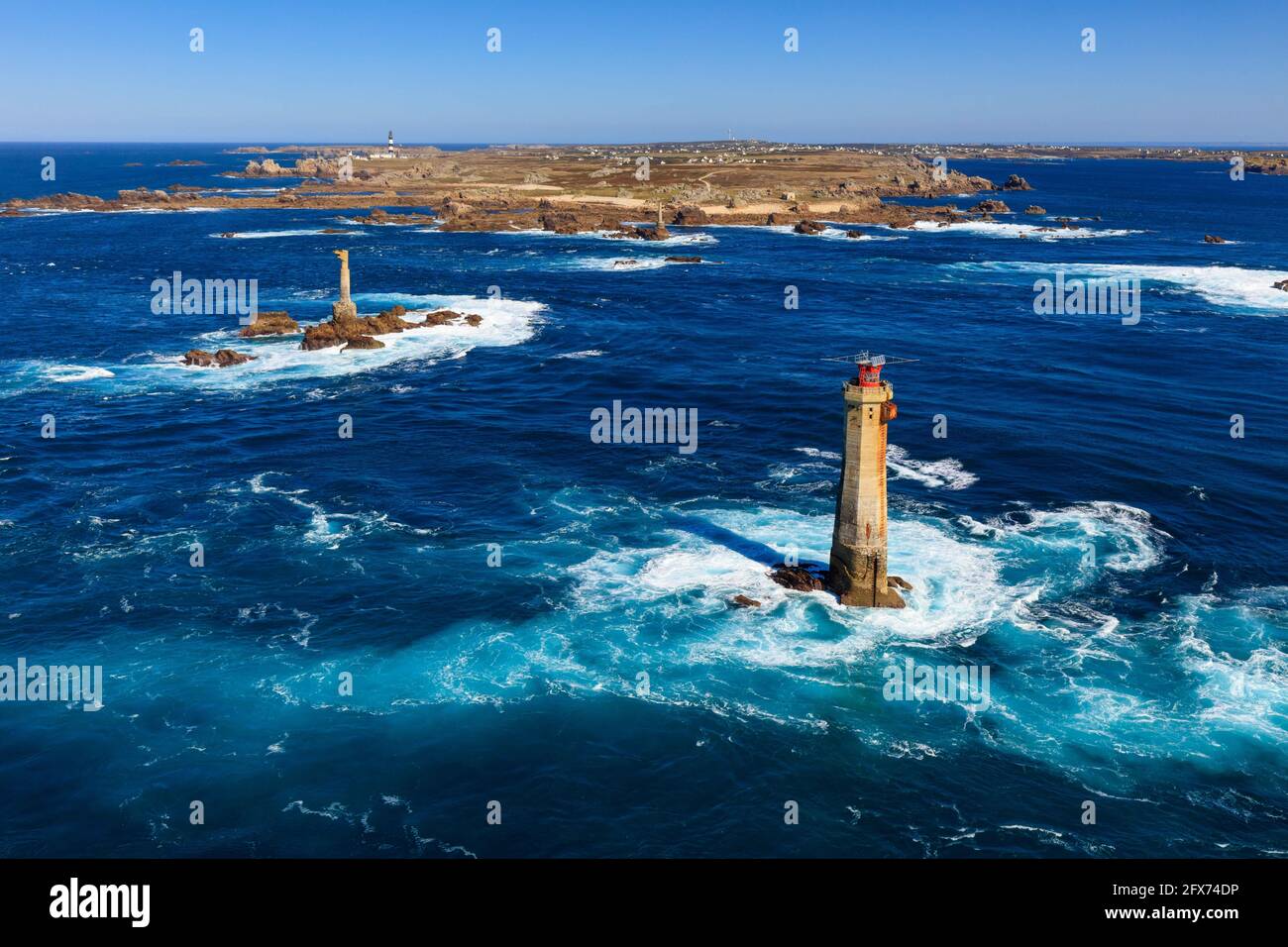 Ouessant Lighthouse Stockfotos und -bilder Kaufen - Alamy
