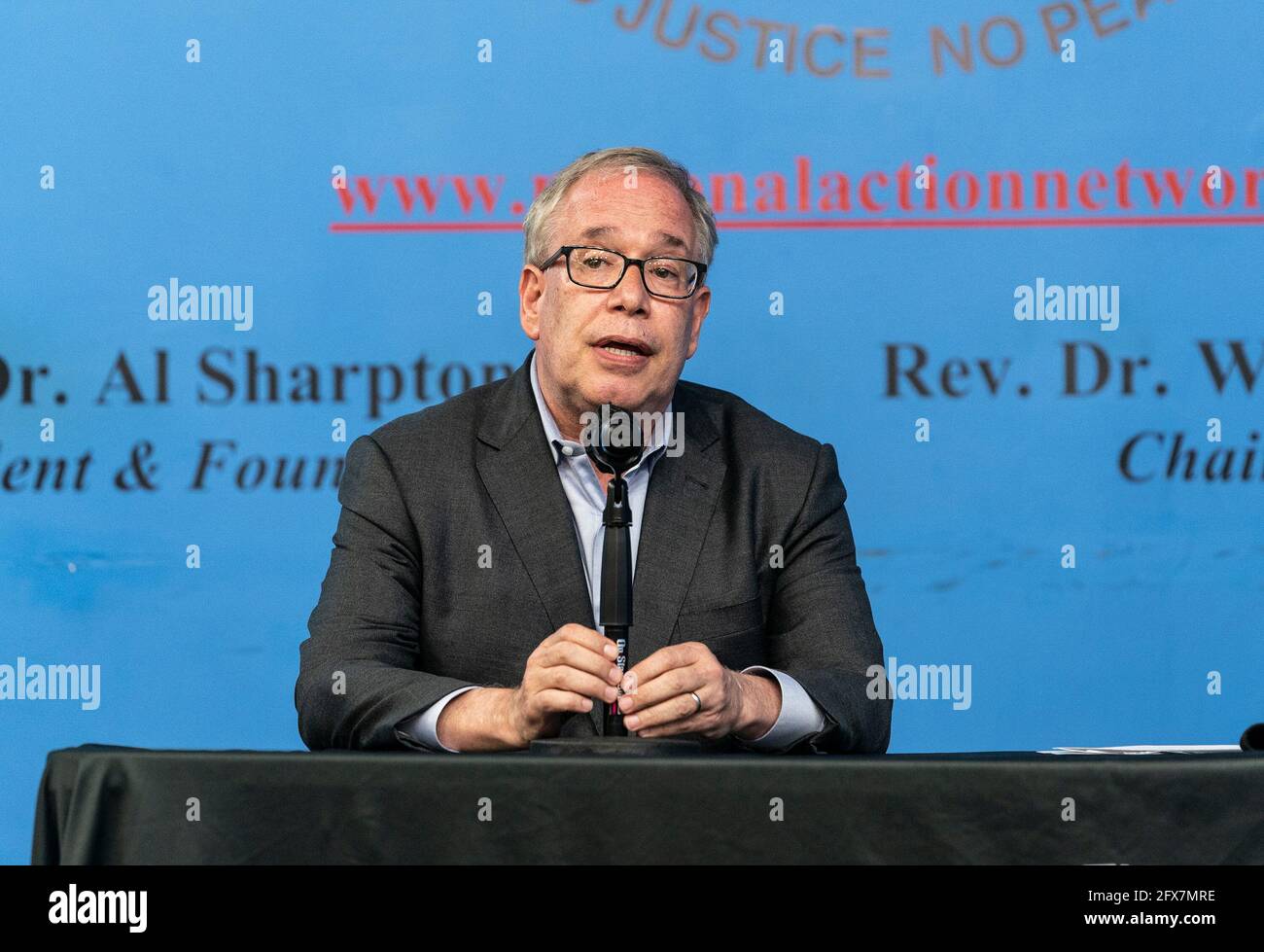 New York, Usa. Mai 2021. Der bürgermeisterliche Kandidat Scott Stringer ...