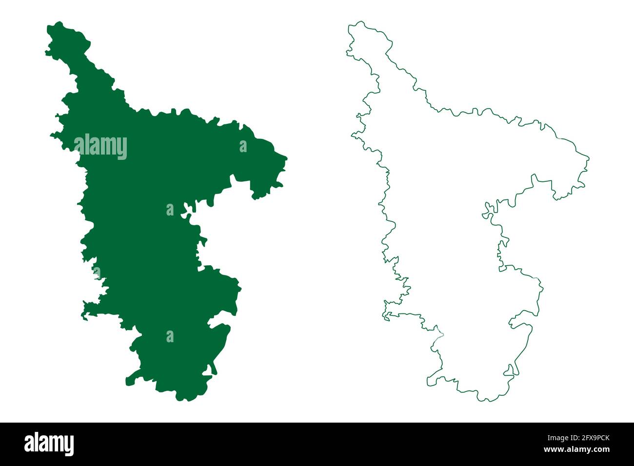 Kolhapur Bezirk (Maharashtra State, Pune Division, Republik Indien ...