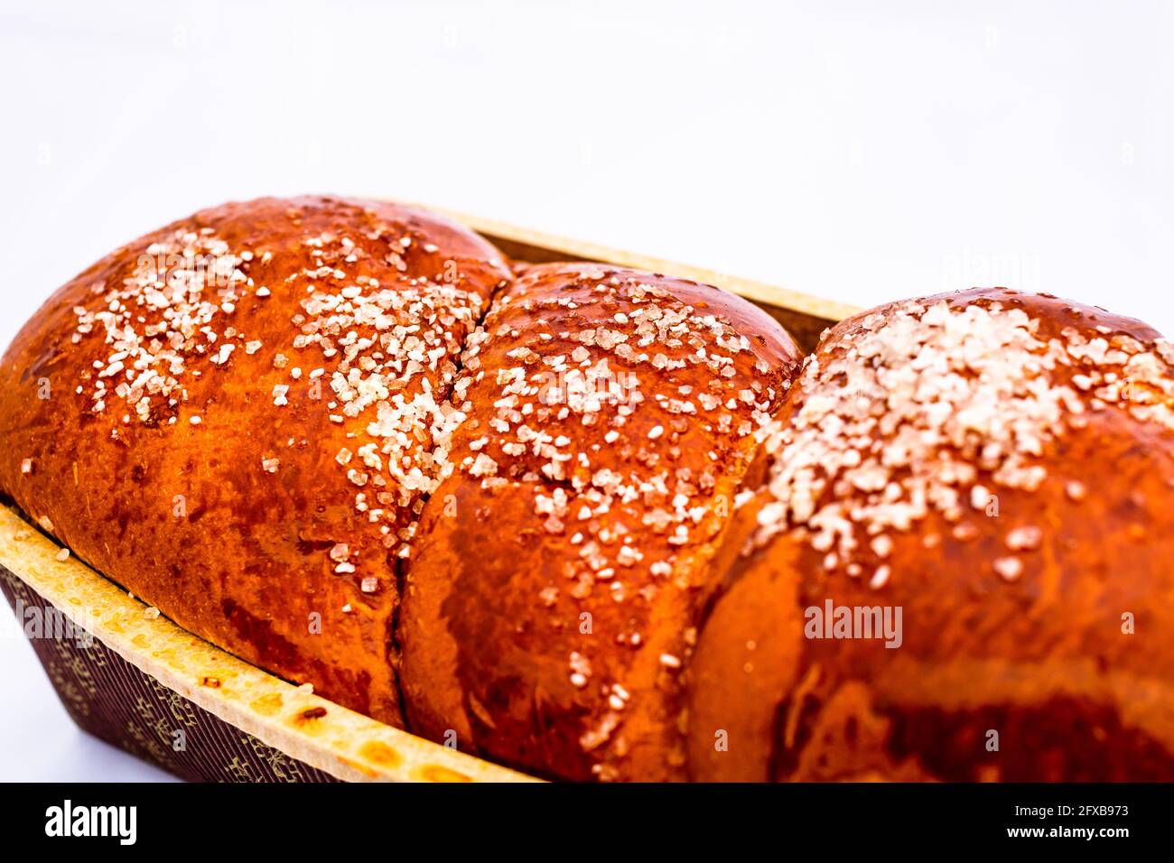 Cozonac, Kozunak oder Babka ist eine Art süßes Sauerbrot, das in ...