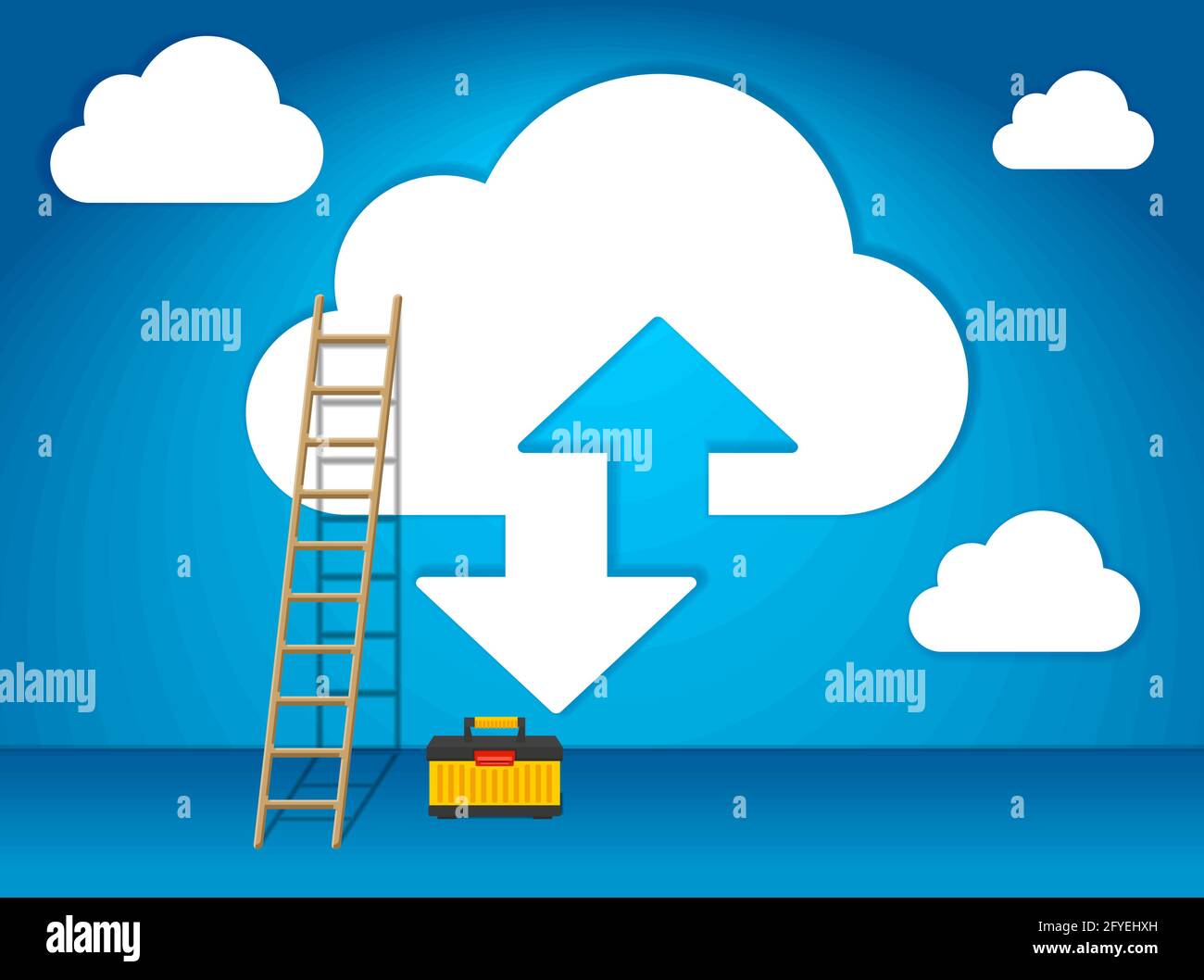 Cloud server Stock-Vektorgrafiken kaufen - Alamy