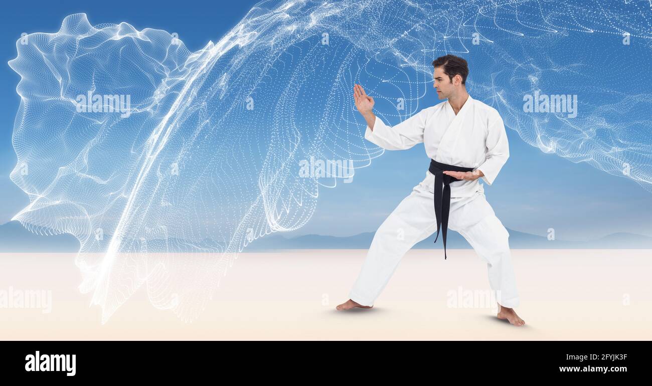 Taekwondo am strand -Fotos und -Bildmaterial in hoher Auflösung – Alamy